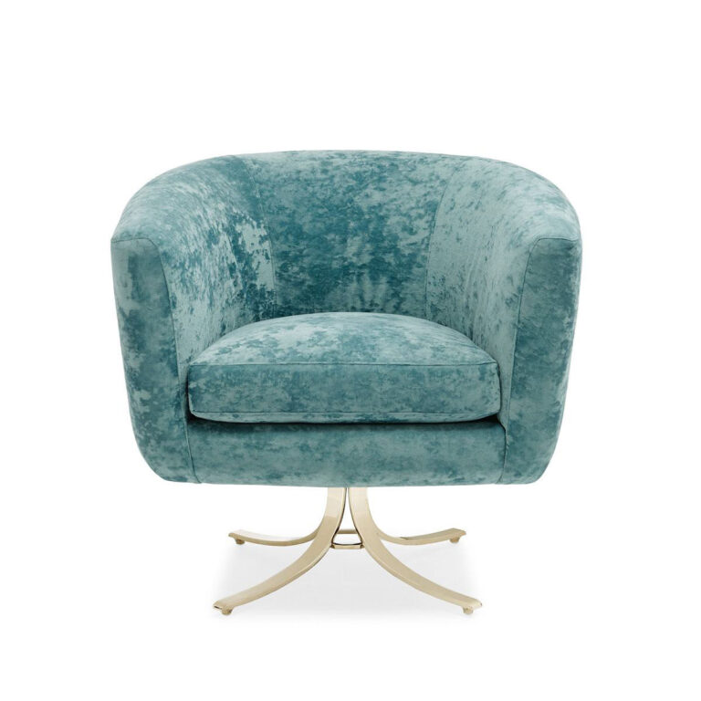 Вращающееся кресло Twirl Around! (бирюзовое) - Caracole - Мебель ...